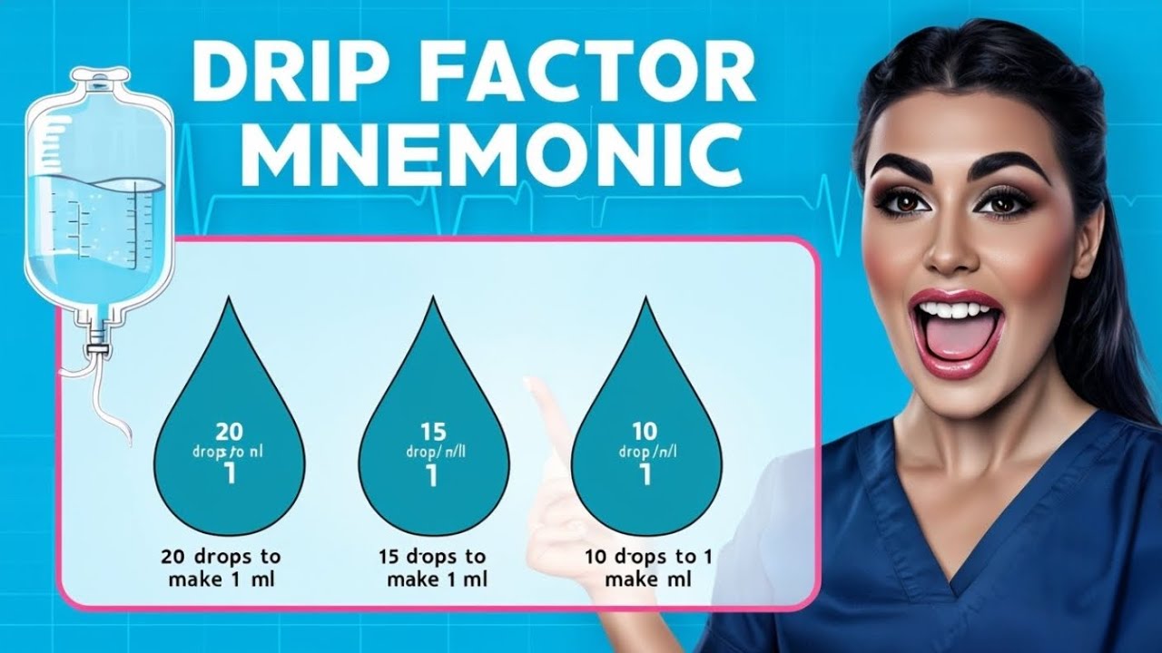 Master the Drip Factor Formula | Easy Mnemonics & Life-Saving Tips for Nurses!