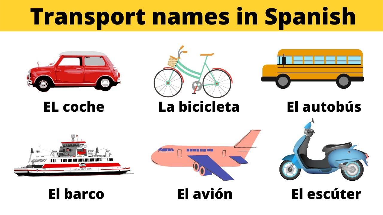 Learn Spanish: Transport in Spanish.