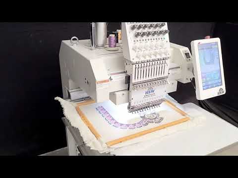 Computerized Embroidery Machine - HSW Model 2048 Single Head 12 Needle ...