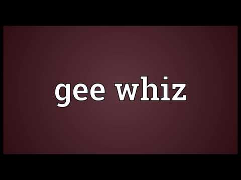 Gee whiz Meaning | Wordogram