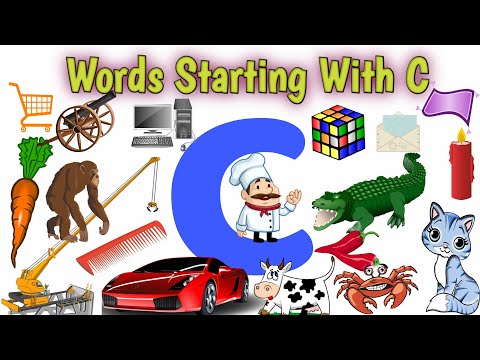 Words starting with C with pictures || English words c Vocabulary