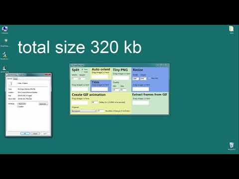 How to compress PNG images with one click