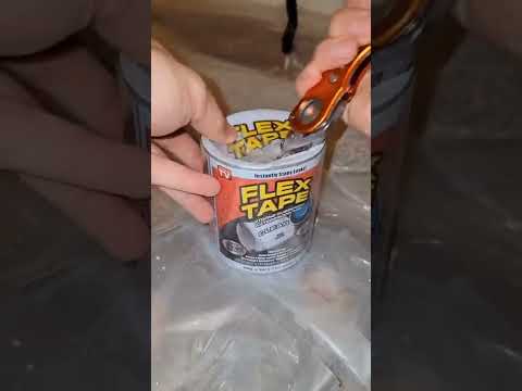Can flex seal stop a pinhole LEAK? #shorts #plumbing