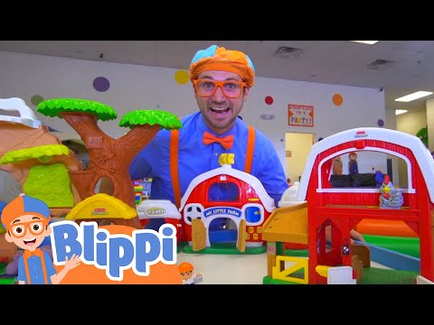 Blippi Visits Fidgets Indoor Playground! | Learn With Blippi | Educational Videos For Kids