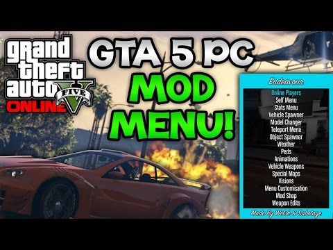 Grand Theft Auto V PC MOD MENU (STORY/ONLINE MODE)
