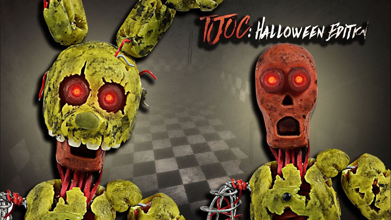 IGNITED SPRINGTRAP ★ TJOC: HALLOWEEN EDITION  ➤Polymer clay Tutorial Giovy