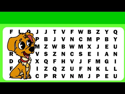 FIND DOG BREED NAMES 🐕🦮🐩 | WORD SEARCH | PUZZLE