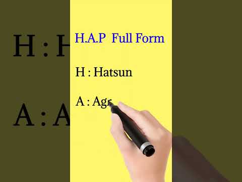 H.A.P Fullform | Full form of HAP | #Fullform