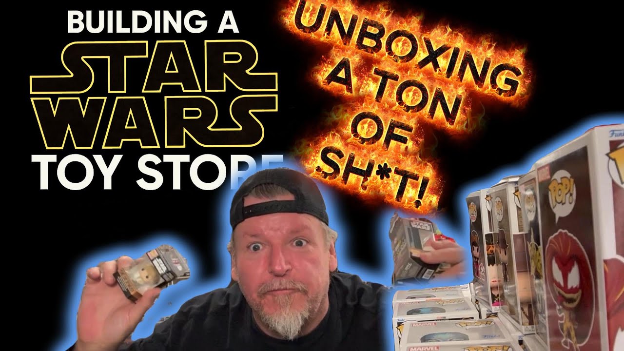 Building a Star Wars Toy Store | Funko Pop Unboxing for Whatnot (Star Wars + More)