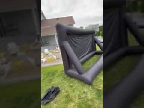 Outdoor Movie Screen, Taotique 16 Feet Inflatable Projector Screen, Excellent Screen…Simple to Put U