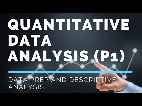 Quantitative Data Analysis Part 1 (Descriptive Analysis)