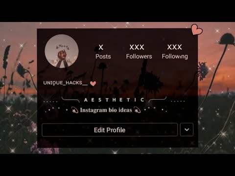 10+ AESTHETIC🦋 INSTAGRAM BIO IDEAS 💡 | Unique hacks