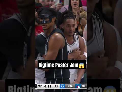 DEVIN VASSELL BIGTIME POSTERIZED JAM😱 #nba #nbahighlights #devinvassell #sanantoniospurs