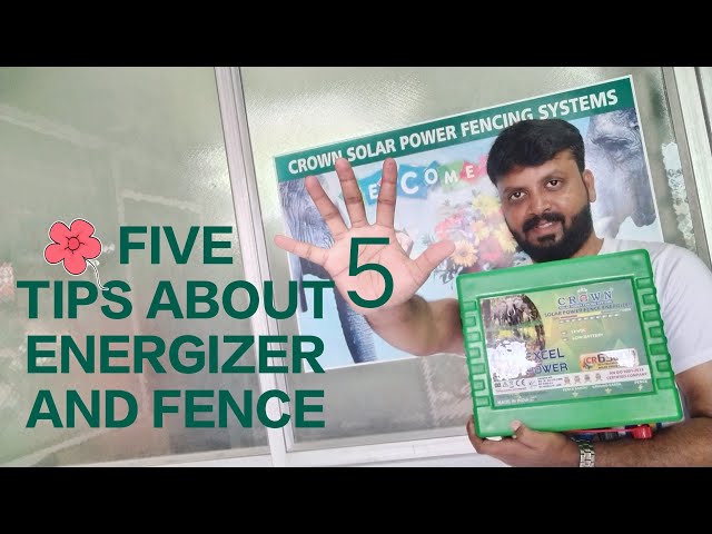 Solar Fence Energizer - Solar Power Energizer - Megaa Power Energizer ...