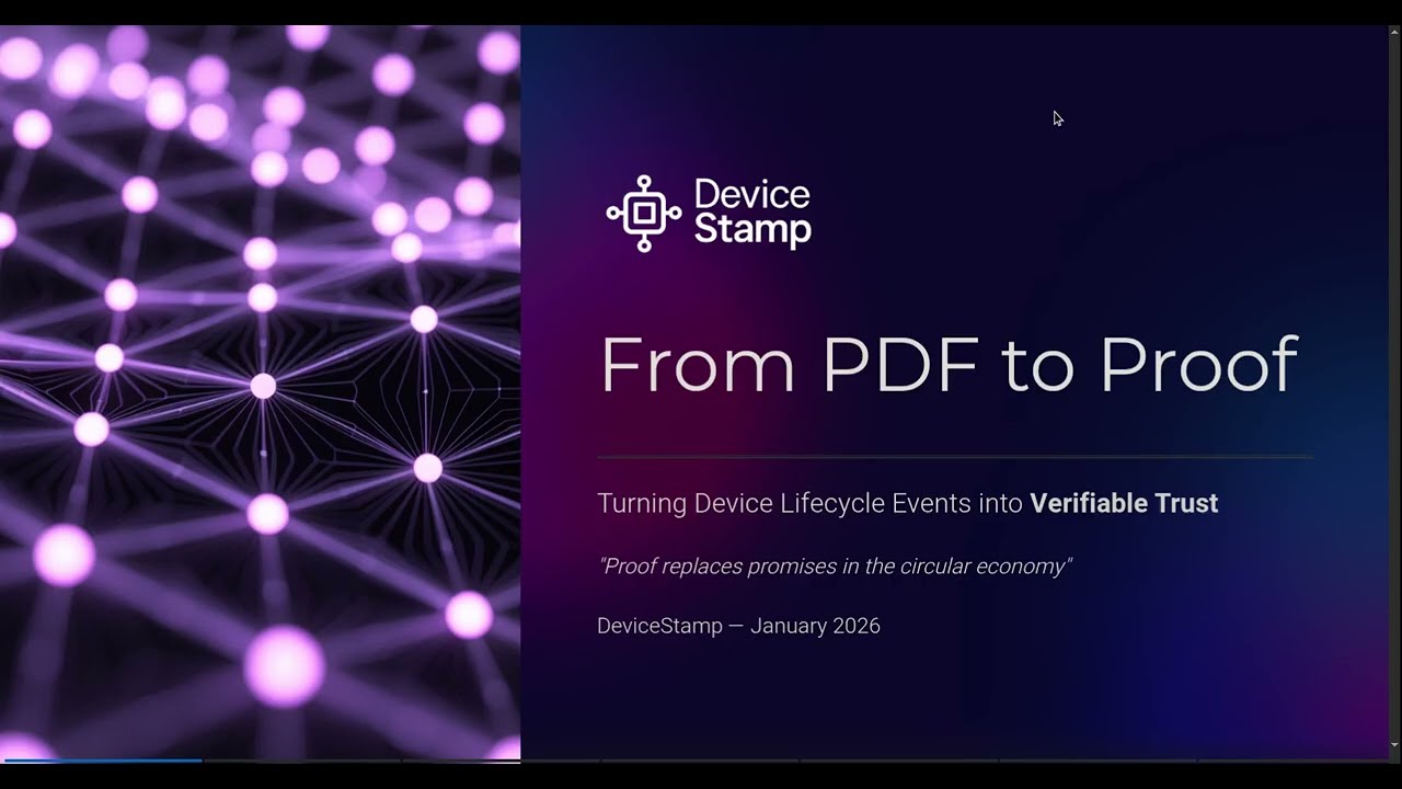 From PDF to Proof: How the Circular Industry Can Finally Verify Itself