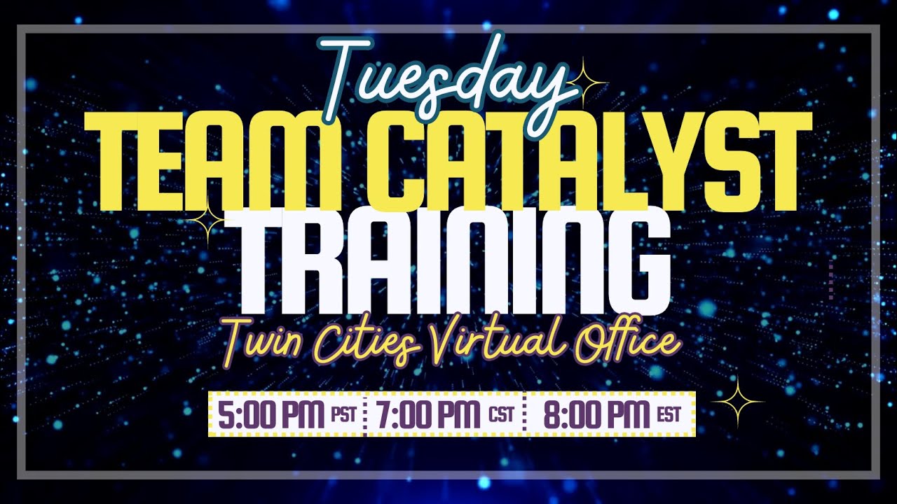 Team Catalyst Training: Why Recruit + Self Belief