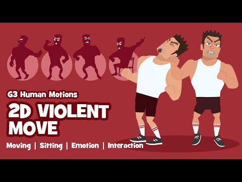 2D Violent Moves - Cartoon Animator/Animation - Reallusion Content Store