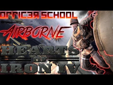 Hearts of Iron 4 Officer School 2 - Airborne Tactics (Using Paratroopers)
