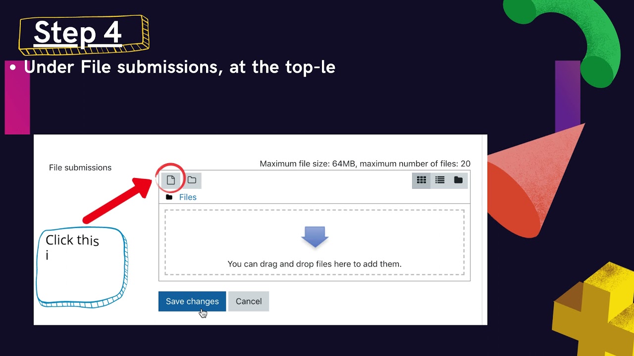 How to submit a assignment in elearning