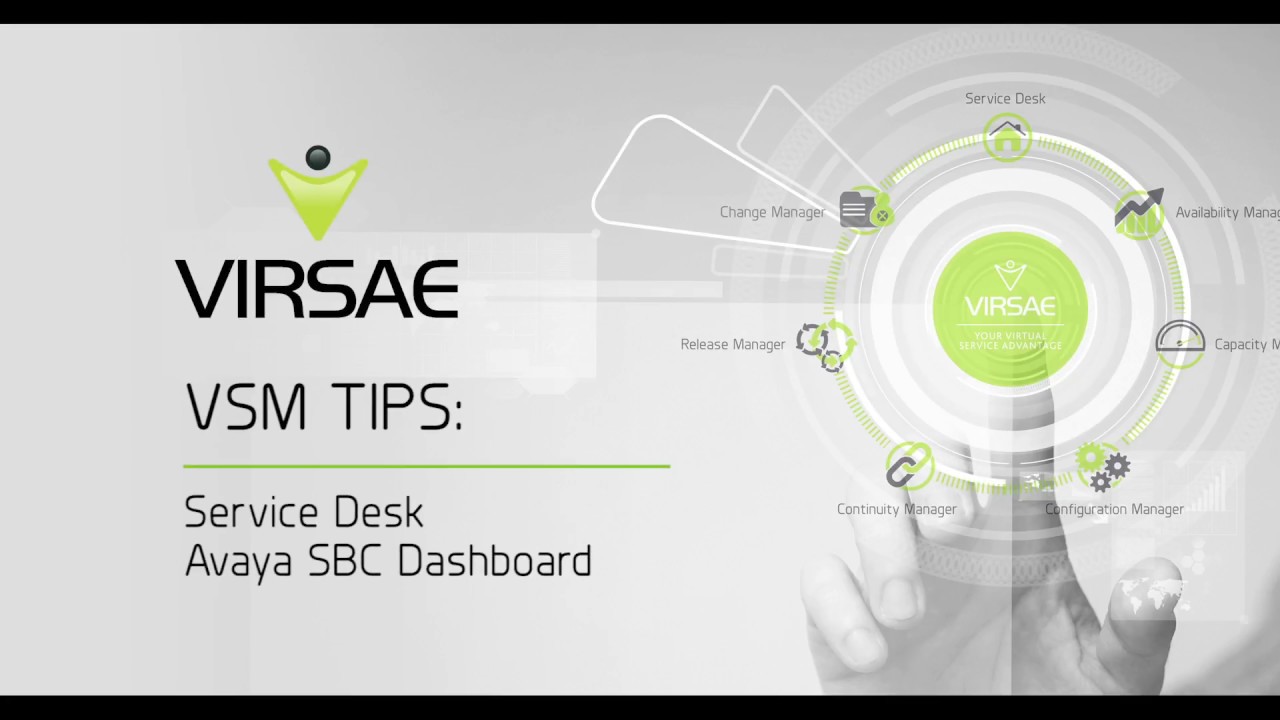 VSM Tips - Avaya SBC Dashboard