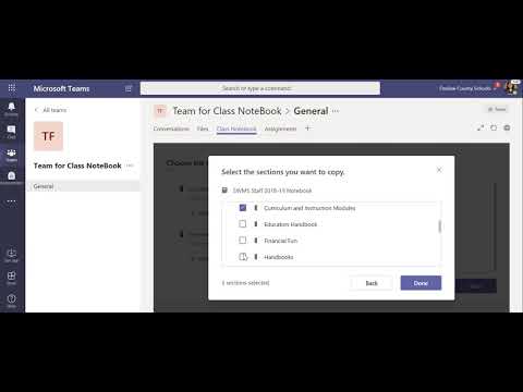 Upload a Preexisting OneNote Notebook to a Microsoft Team