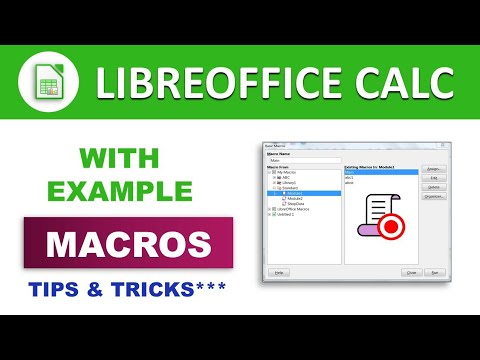 libreoffice calc tutorial for beginners || macro in libreoffice calc 🔥🔥 in hindi 🔥🔥