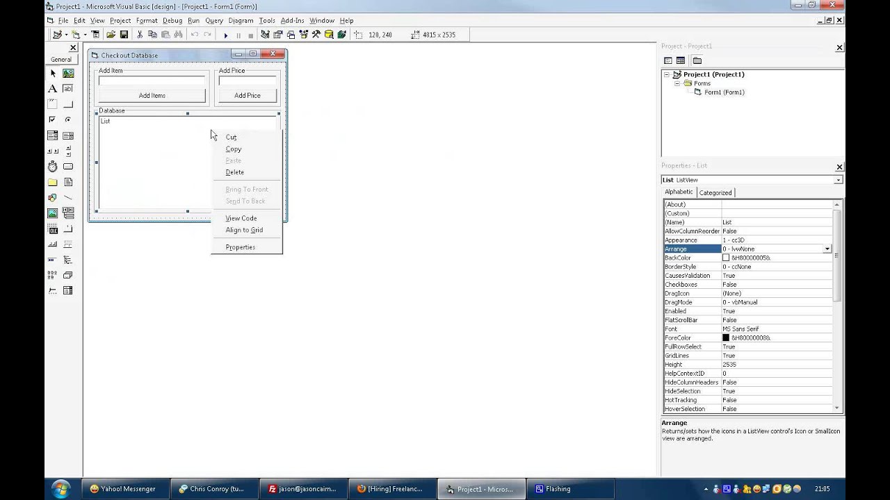(VB6) Listview Tutorial [HD]