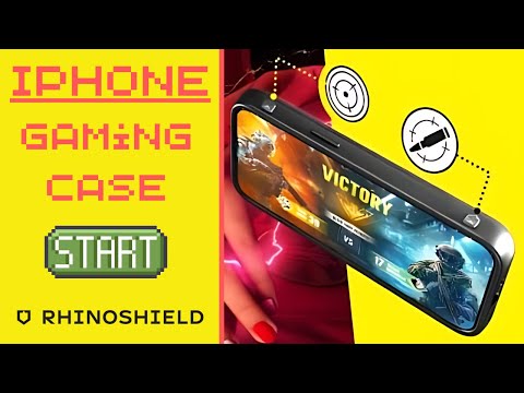 Elevate Your iPhone 15 - 14 to Gaming Glory | Shoulder Triggers | RhinoShield FPS Precision Kit Case