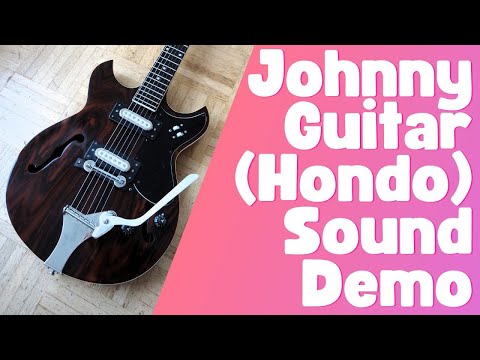 Johnny Guitars (Hondo/Samick) Thinline "Barney Kessel | Reverb France