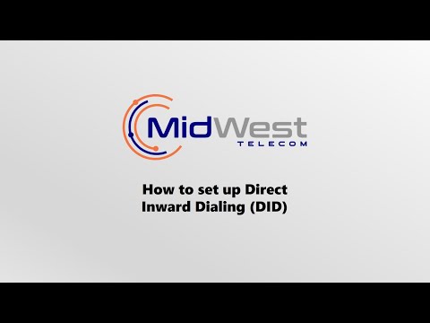 How to set up Direct Inward Dialing (DID)