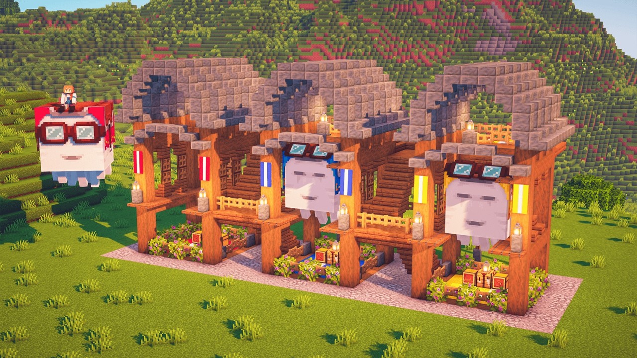 Minecraft | How to build a Docking Station for Happy Ghast 👻 ...