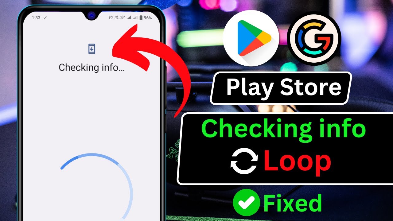 How To Fix Checking Info Problem in Play Store | Checking info Loop Android