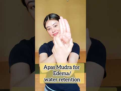 Mudra for water retention #edema #waterretention #mudra