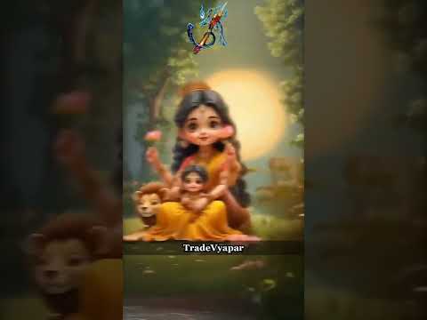 Animace hinduistické bohyně generované umělou inteligencí 👑🪔