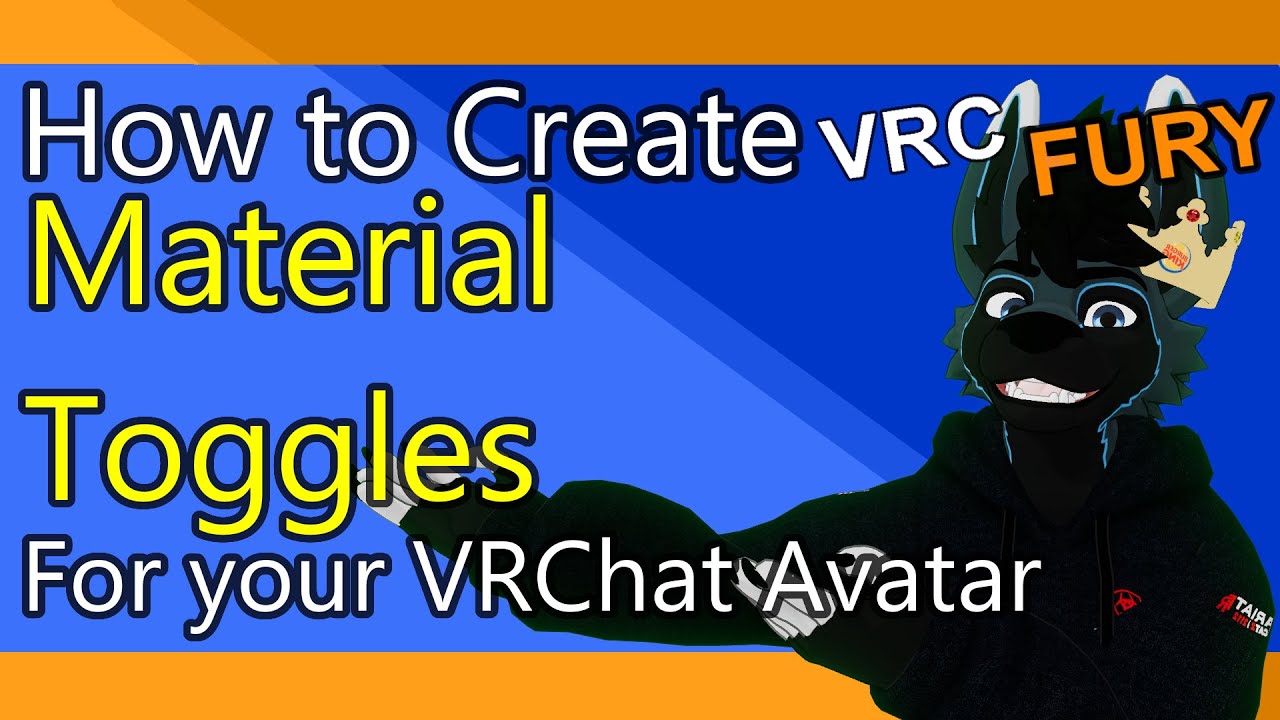 How to Create VRCFury Material Toggles Tutorial