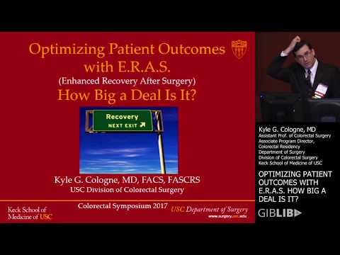 Enhanced Recovery After Surgery by Kyle G. Cologne, MD | Preview