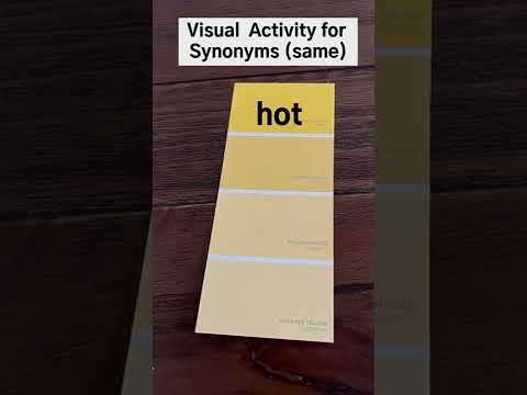 DIY Synonym Activities