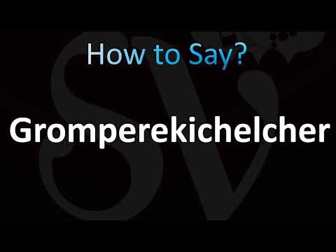 How to Pronounce ''Gromperekichelcher'' Correctly! (Luxembourgish)