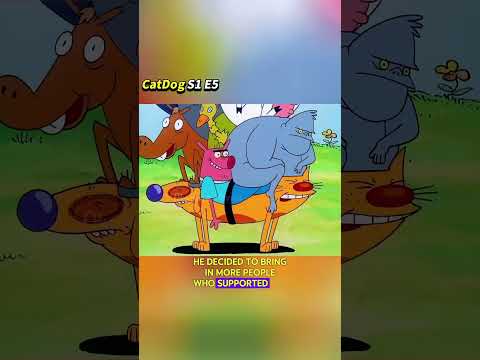 Part 2,The cat dog tied the pig to themselves. #catdog #movie #funny #cartoon