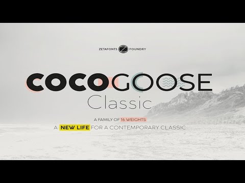 Cocogoose Classic 16 fonts Font Free Download