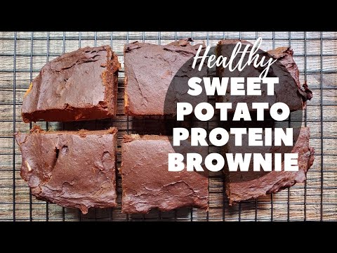 Sweet Potato Brownie Protein Recipe - Healthy Protein Brownies