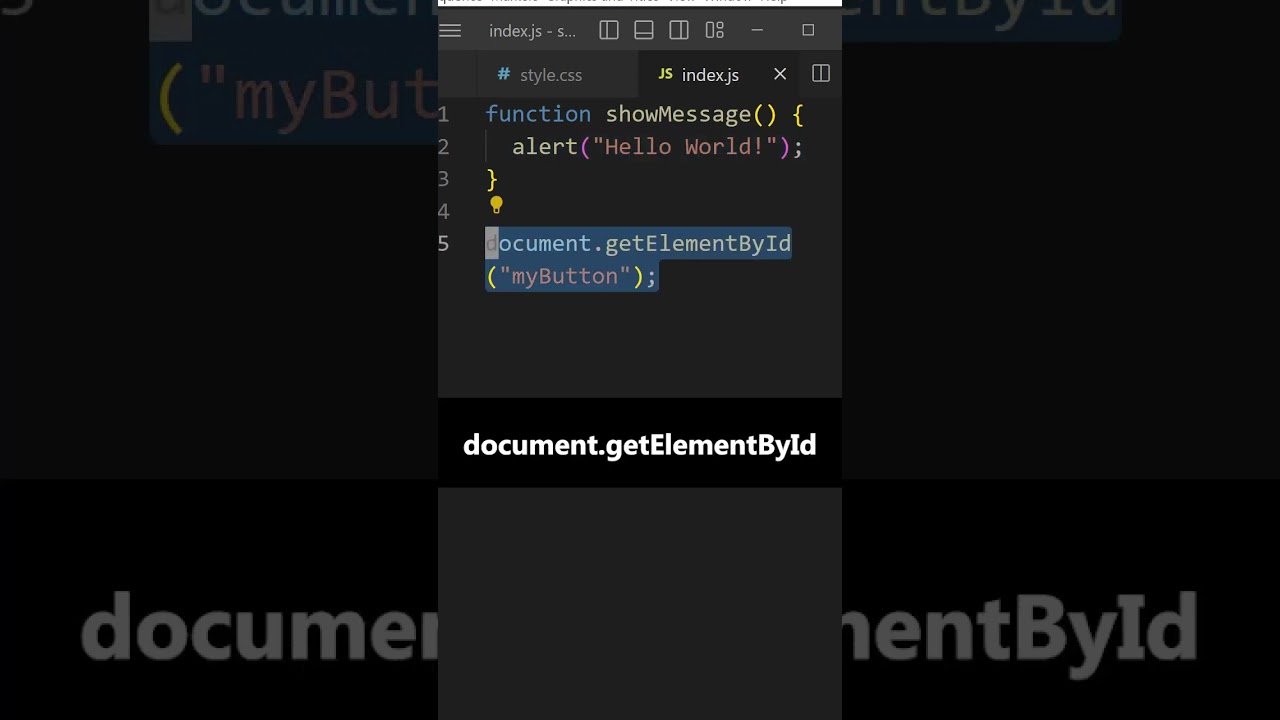 Simple JavaScript project that displays a Hello World!