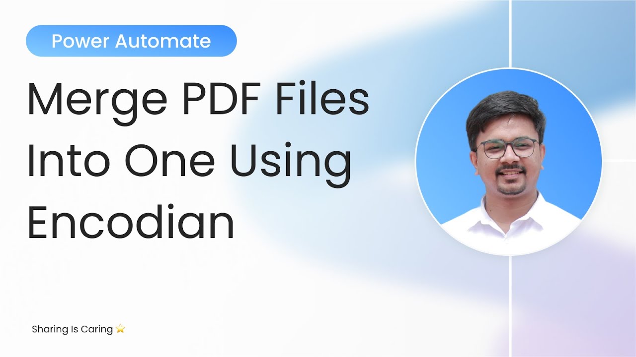 Merge PDF Files Into One Power Automate (Encodian PDF Merge Demo)
