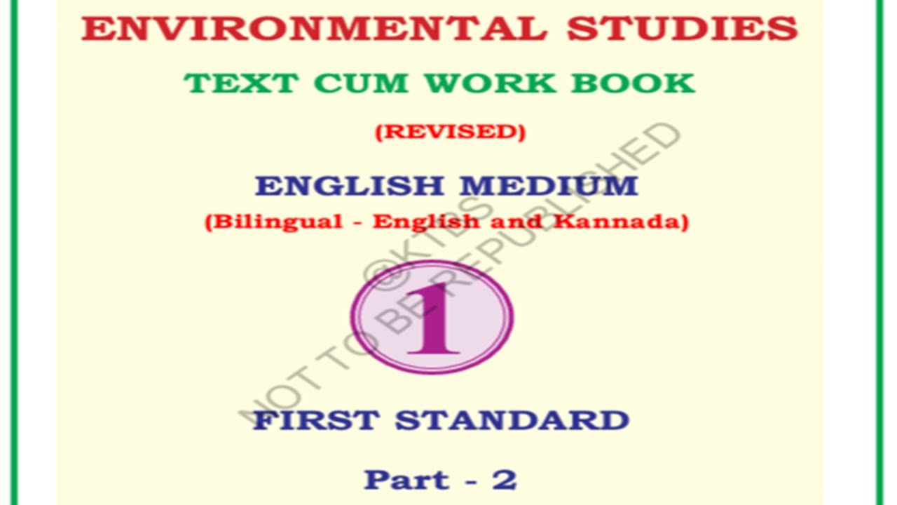1st standard environmental studies text cum work book pdf english medium part -2
