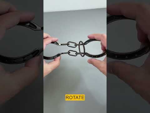 Remove the Ring from the Horseshoe Lock