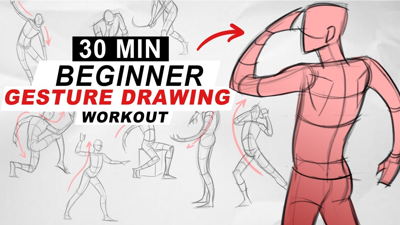 30 Min Gesture Drawing Workout For Beginners
