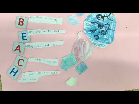 2024 first grade summer acrostic poem STOPMOTION DUGMORE’S class