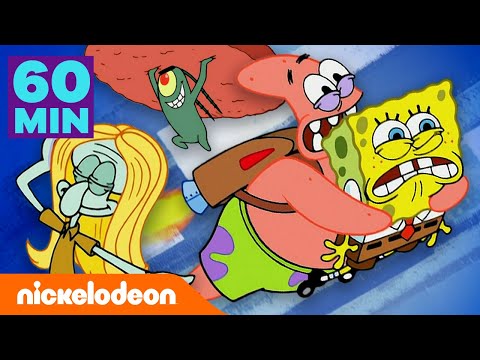 Bob l'éponge | Le meilleur de la saison 5 de Bob l'éponge en une heure Partie 1 | Nickelodeon France