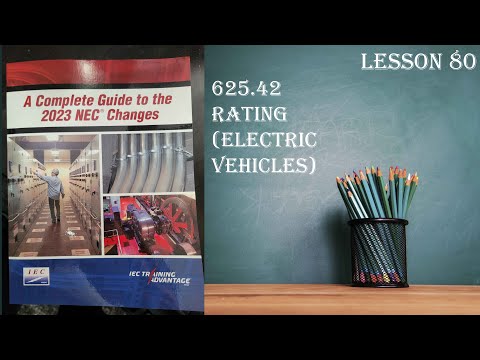 625.42 Circuit Rating (Electric Vehicles)