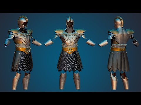 3D Modeling: Design a Suit of Armor (intermediate) | Freepik course trailer_ENG